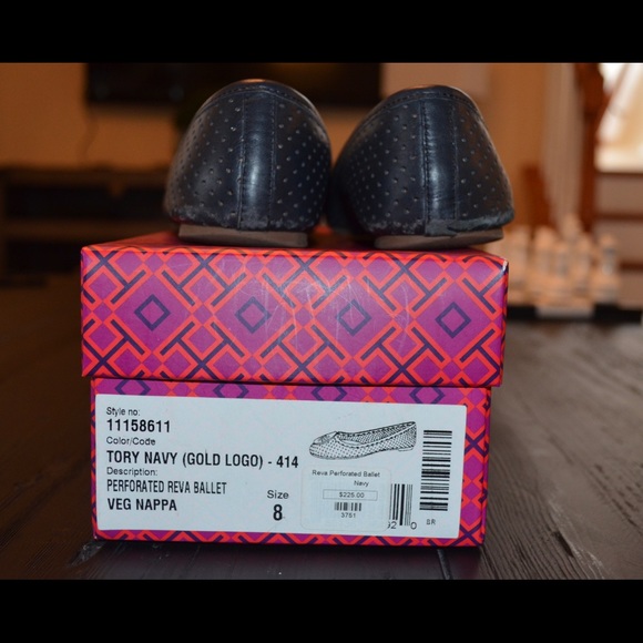 Tory Burch | Shoes | Tory Burch Perforated Reva Ballet Flat | Poshmark